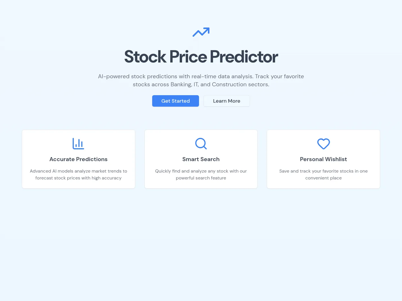 StockPredictor Web App
