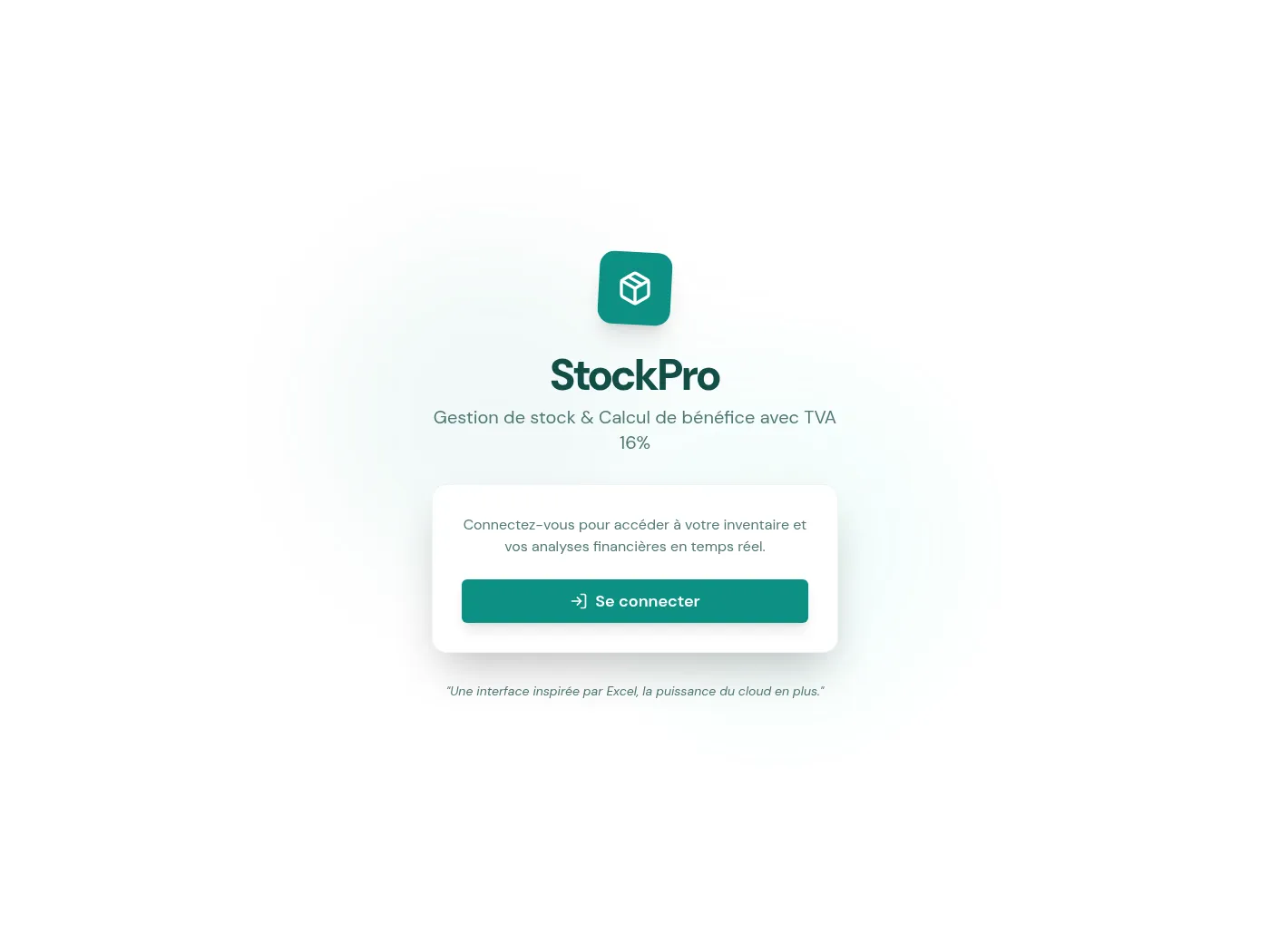 Stock & Profit Manager