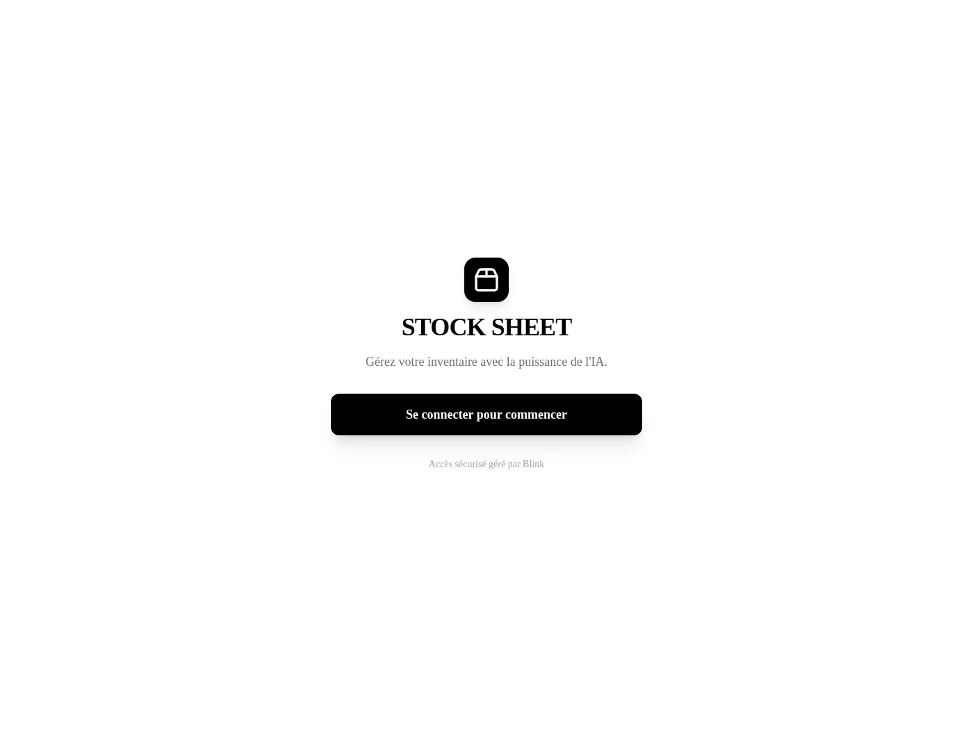 Stock Sheet Manager