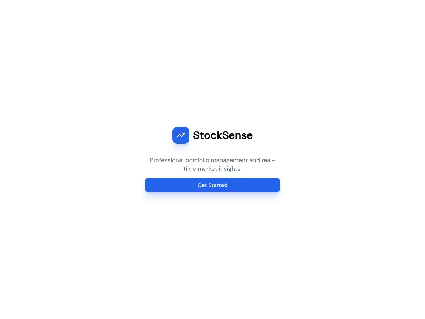 StockSense Dashboard