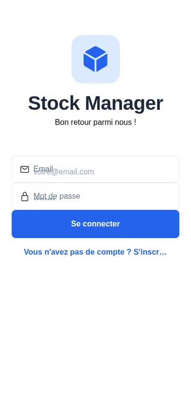 Stockage Manager Mobile