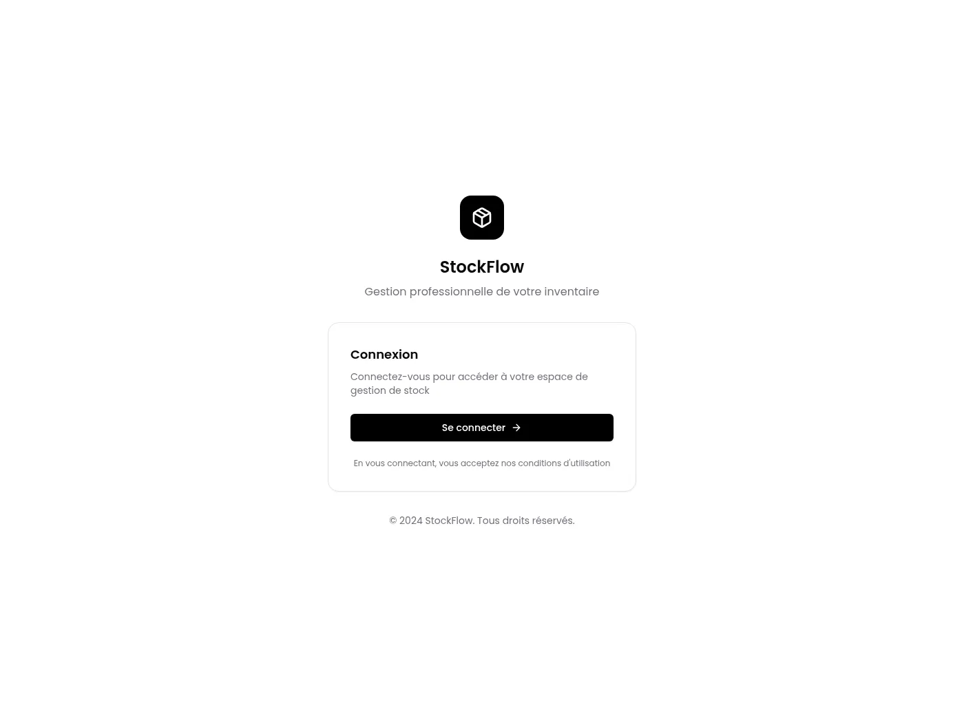 StockFlow Web Manager