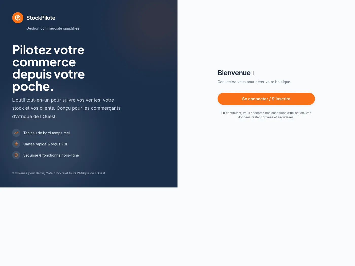 StockPilote Gestion Commerce