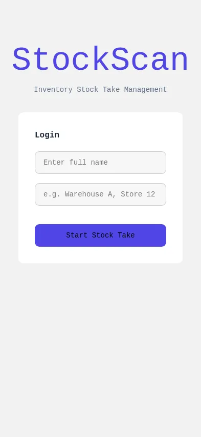 StockScan Mobile