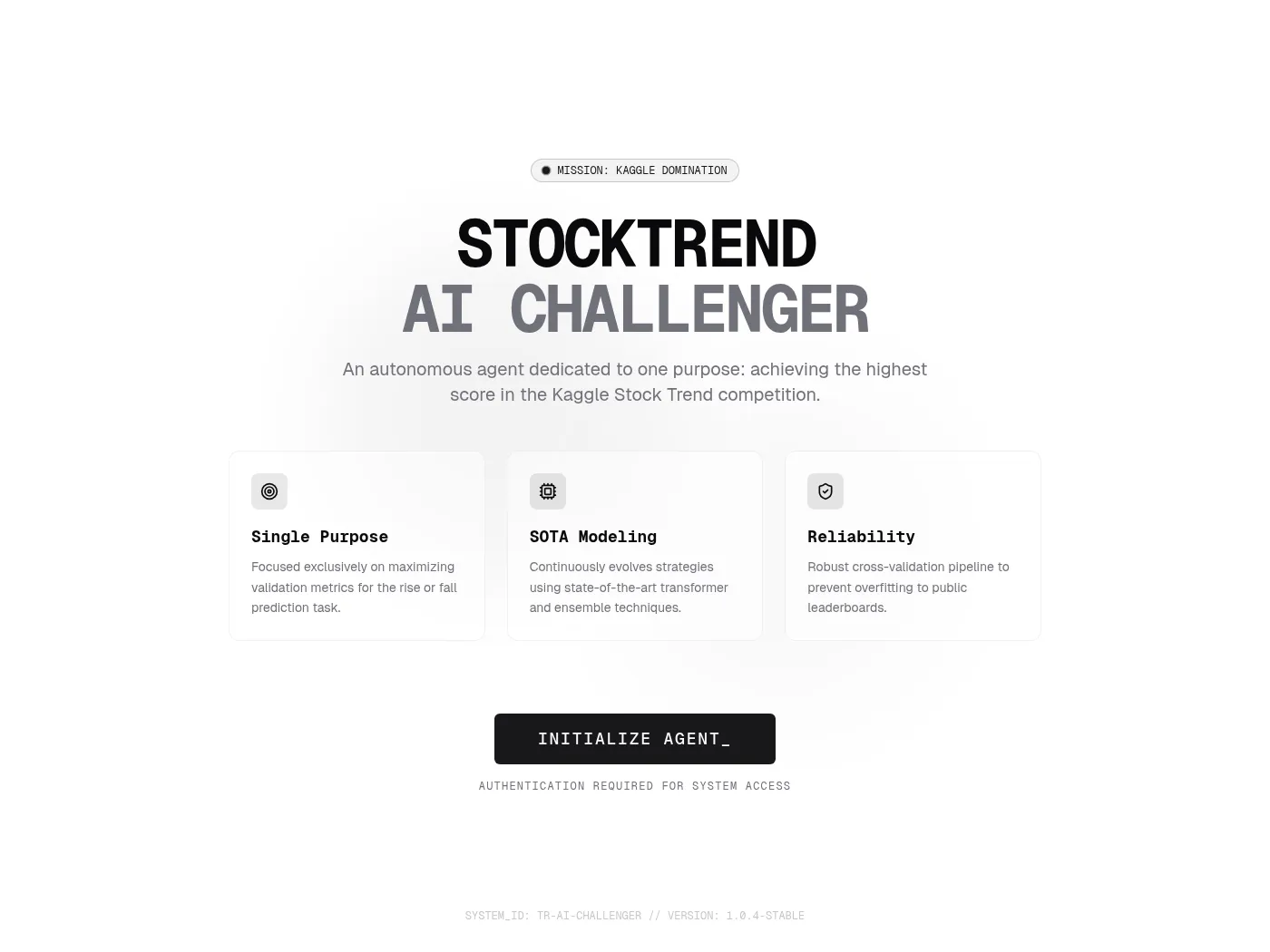 StockTrend AI Challenger