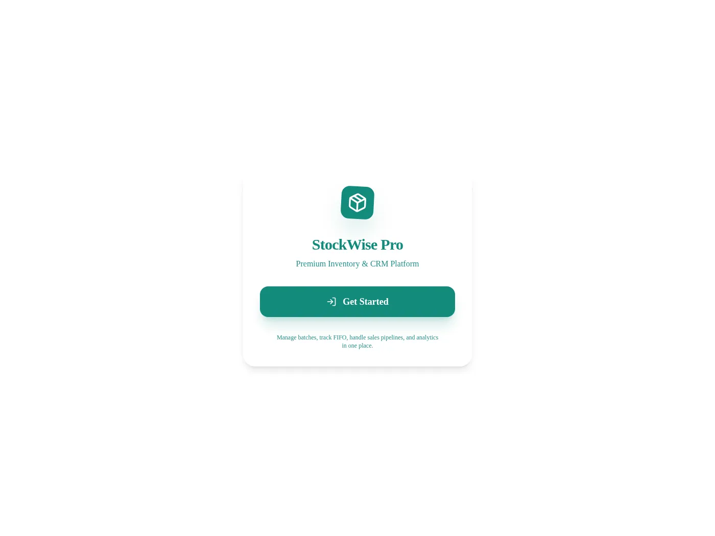 StockWise Pro Platform