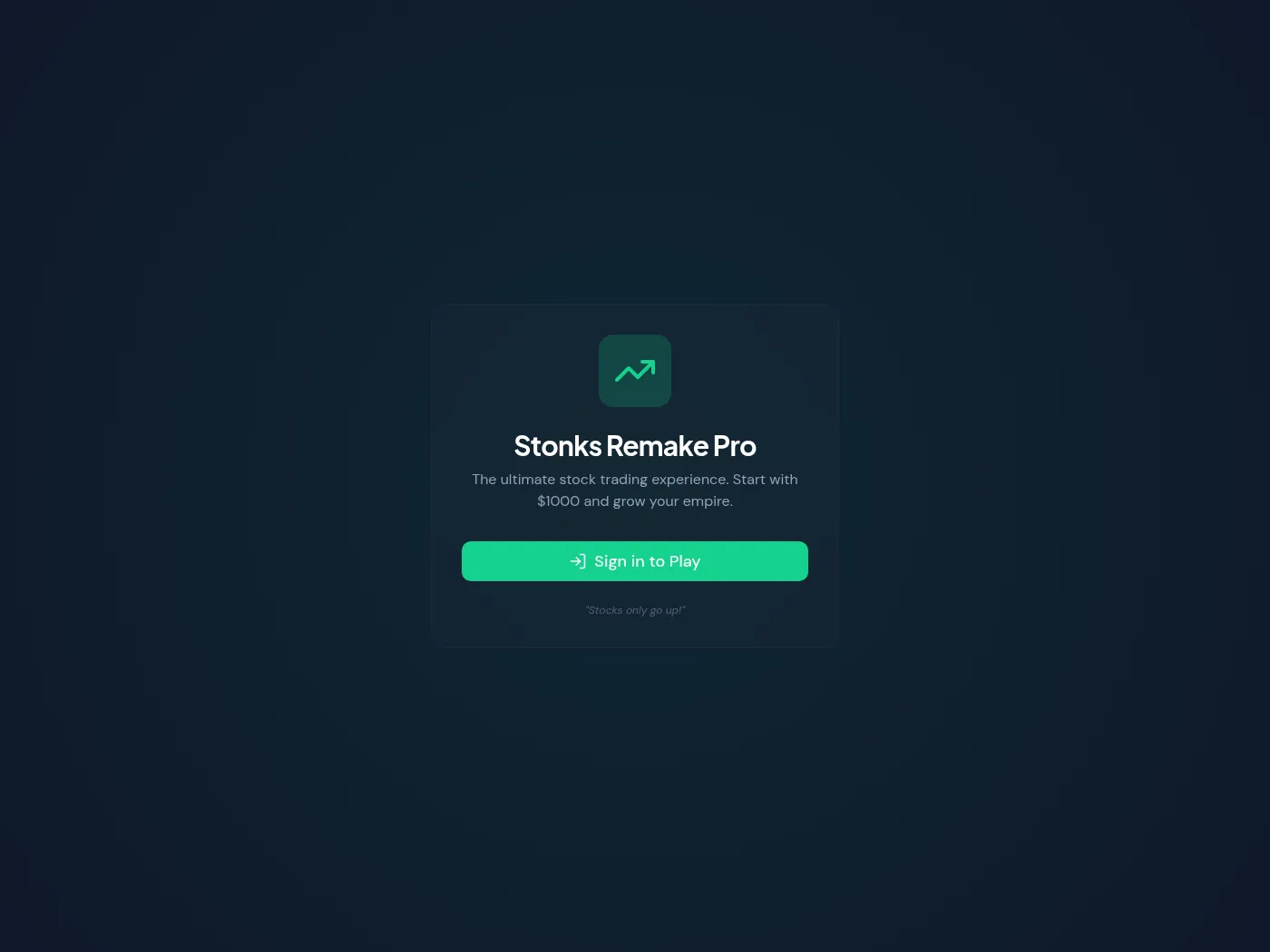 Stonks Remake Pro