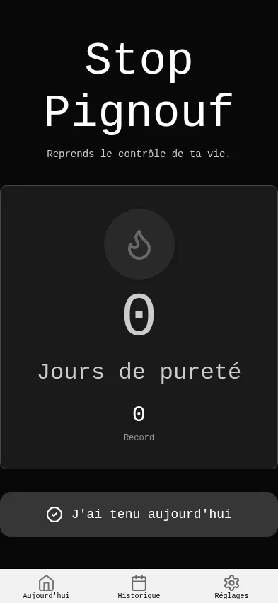 Stop Pignouf App