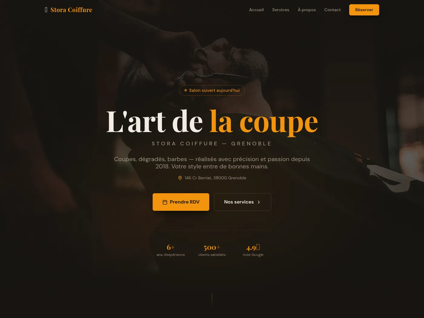 Stora Coiffure Vitrine