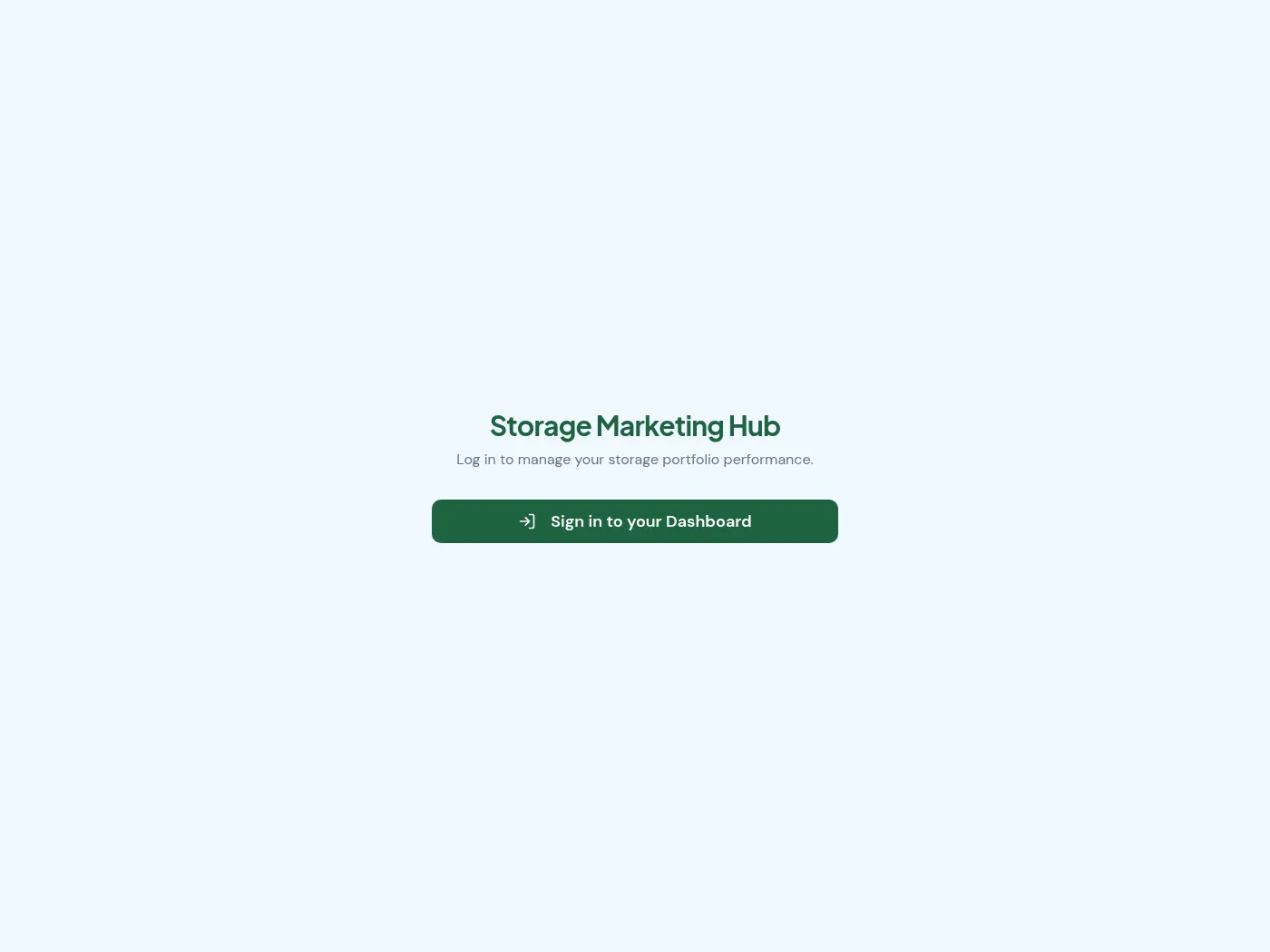 Storage Marketing Hub