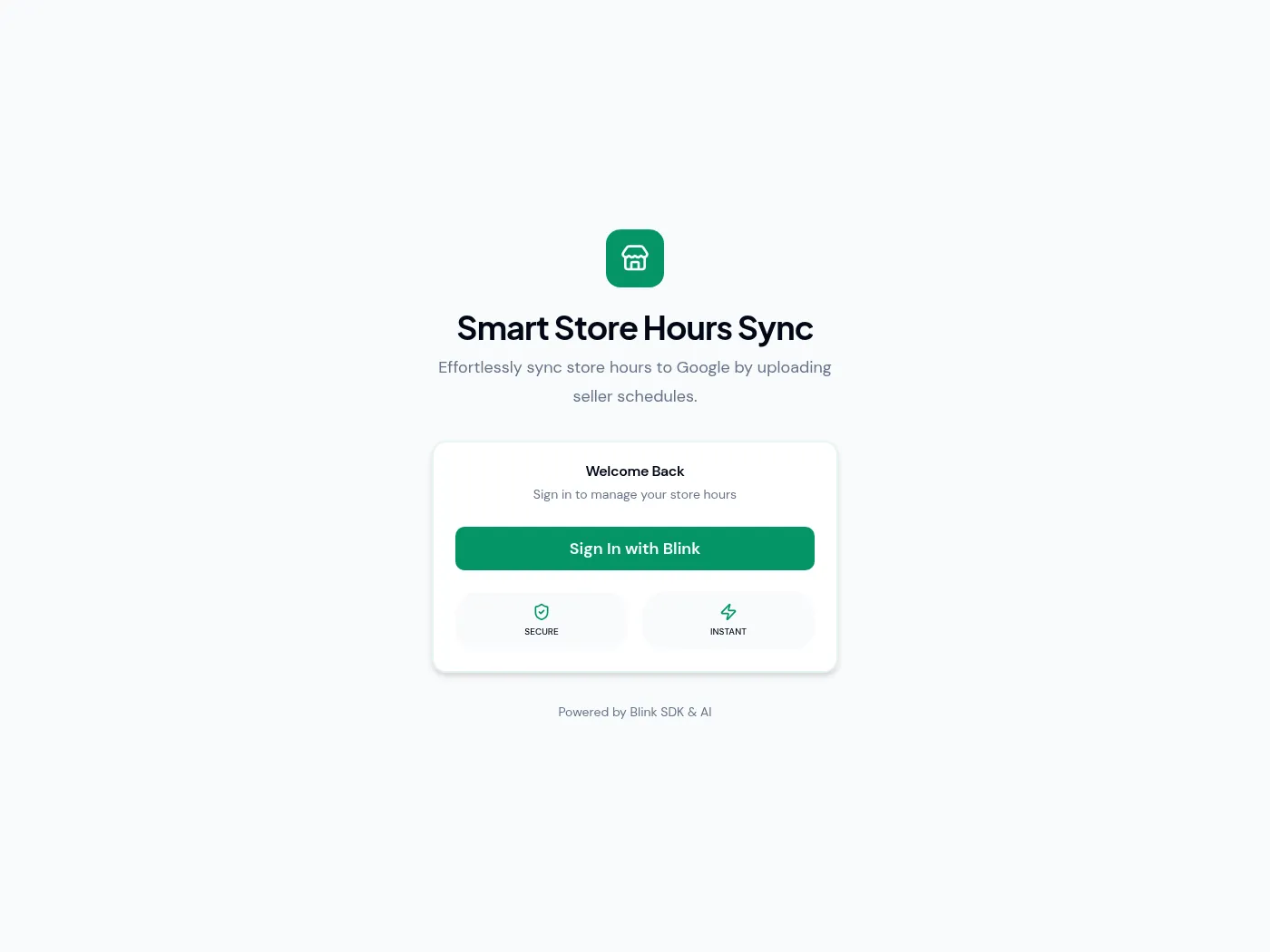 Smart Store Hours Sync