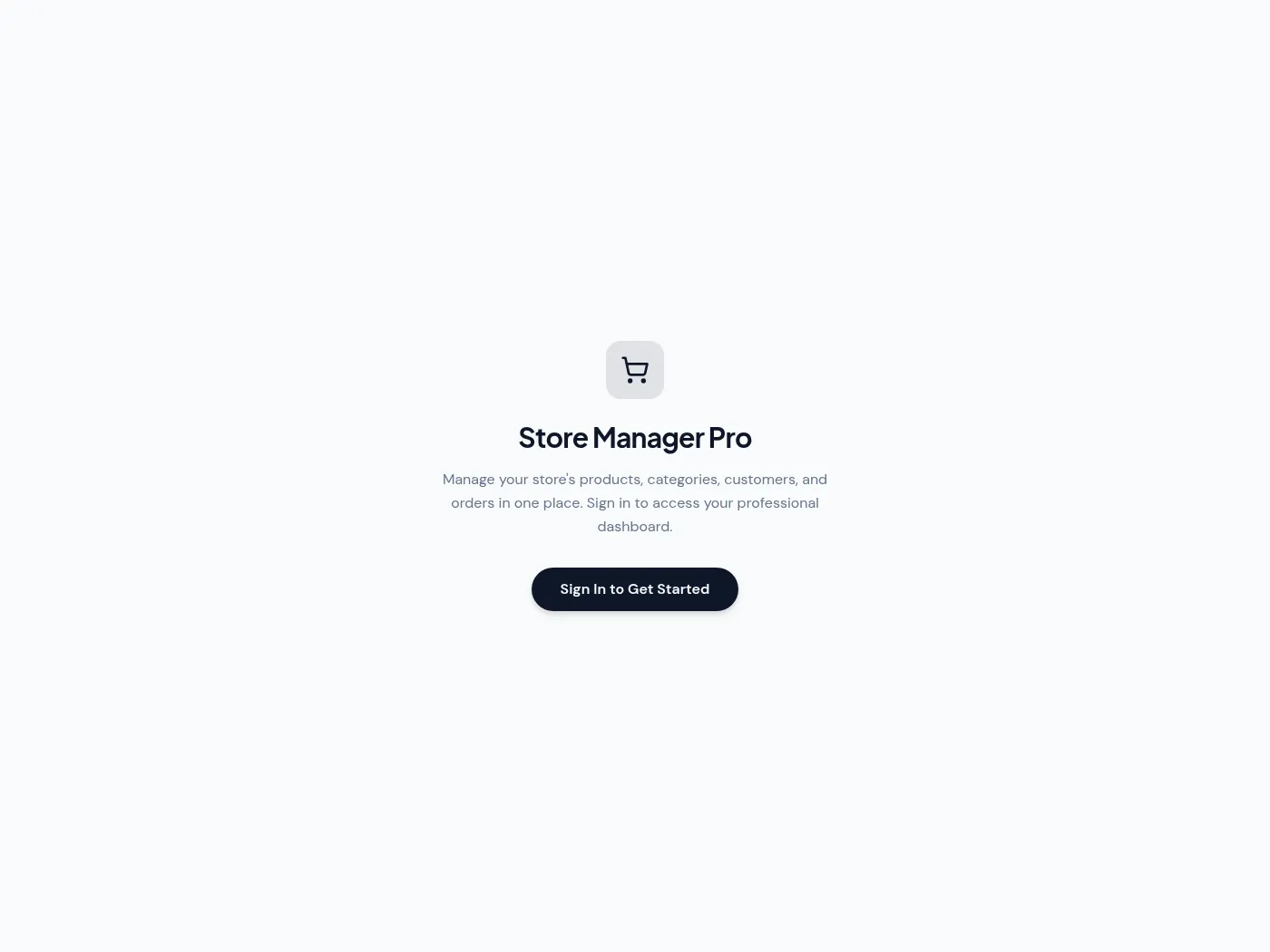 Store Manager Pro