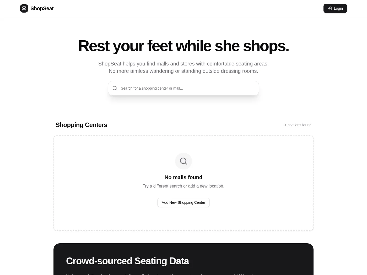 Shop Seat Finder