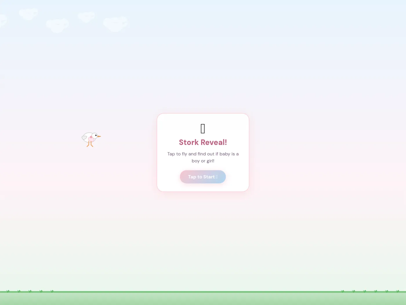 Stork Reveal Game