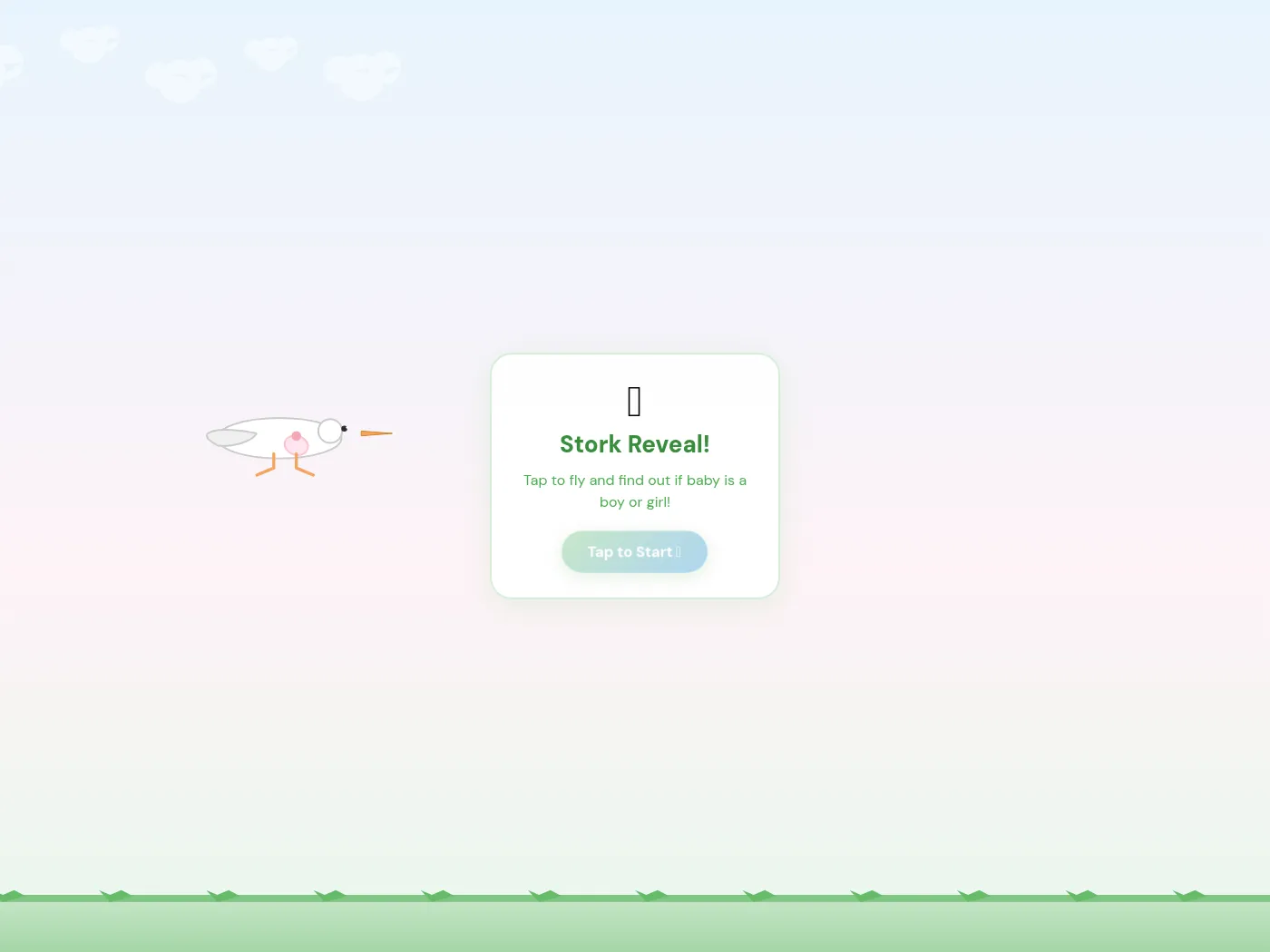 Stork Reveal Game