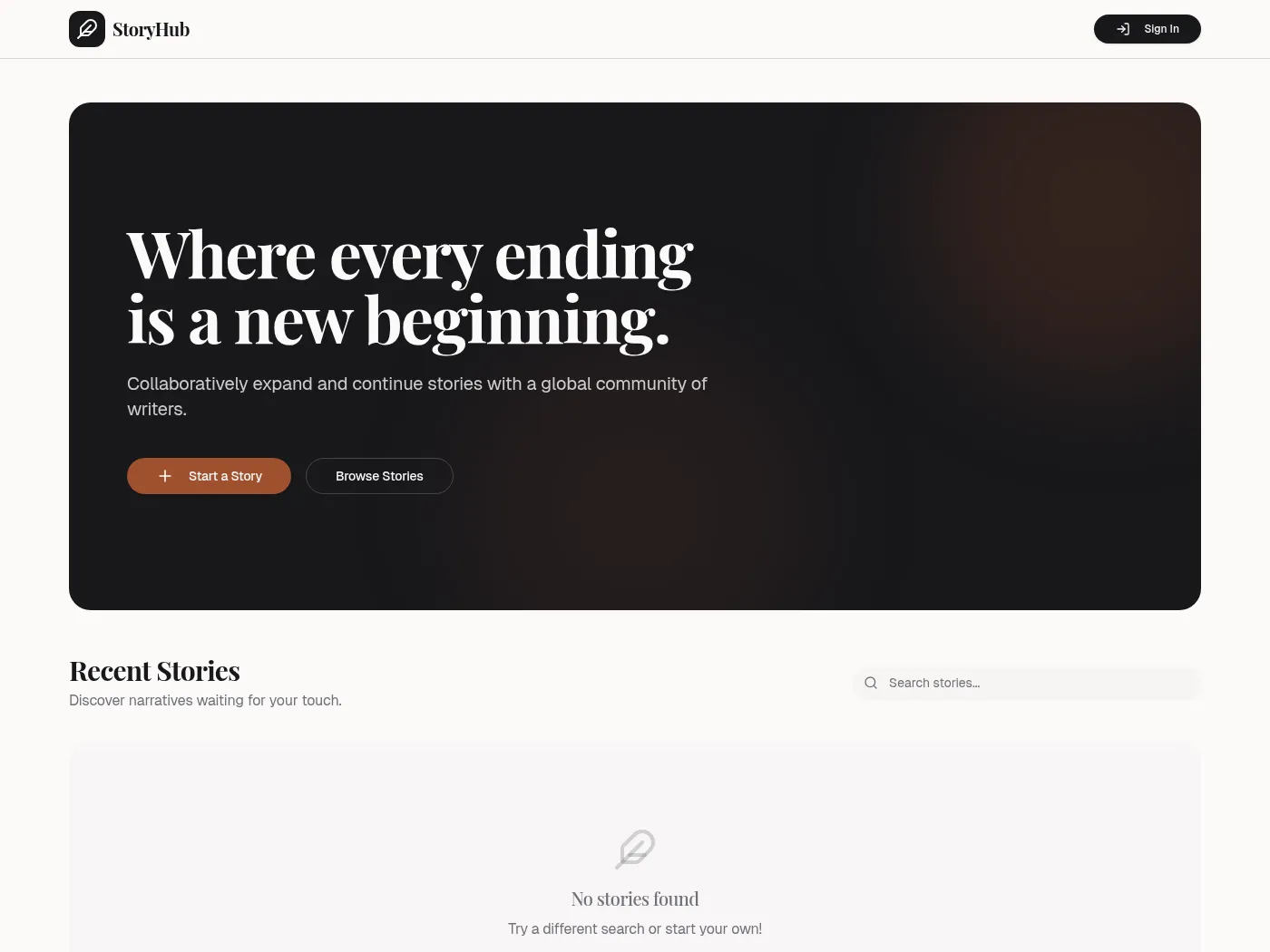 Story Continuation Hub