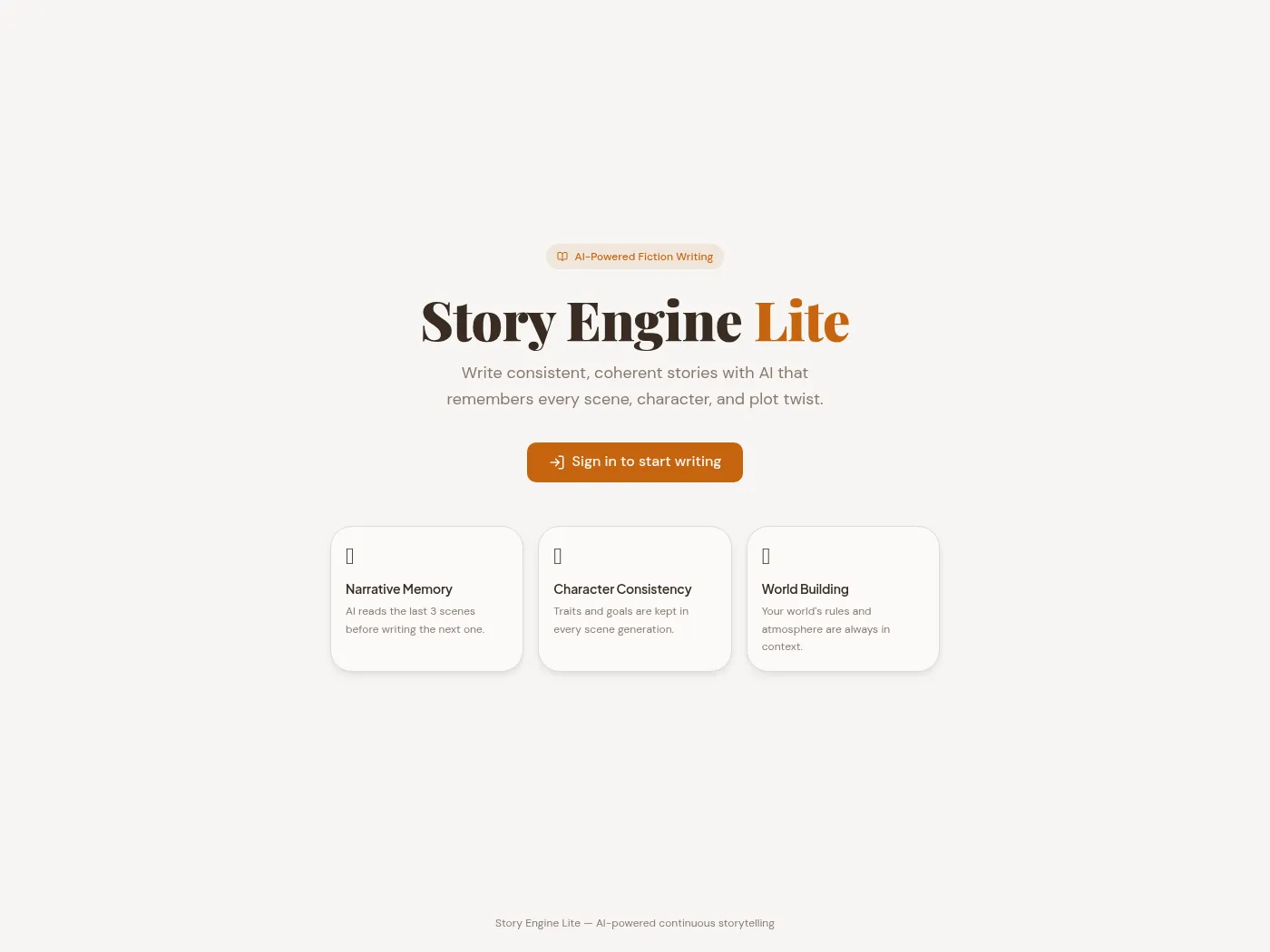 Story Engine Lite