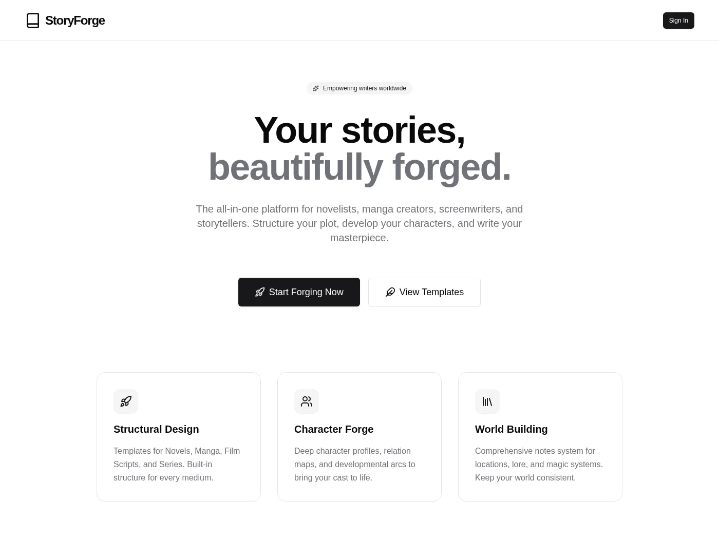 StoryForge Creator
