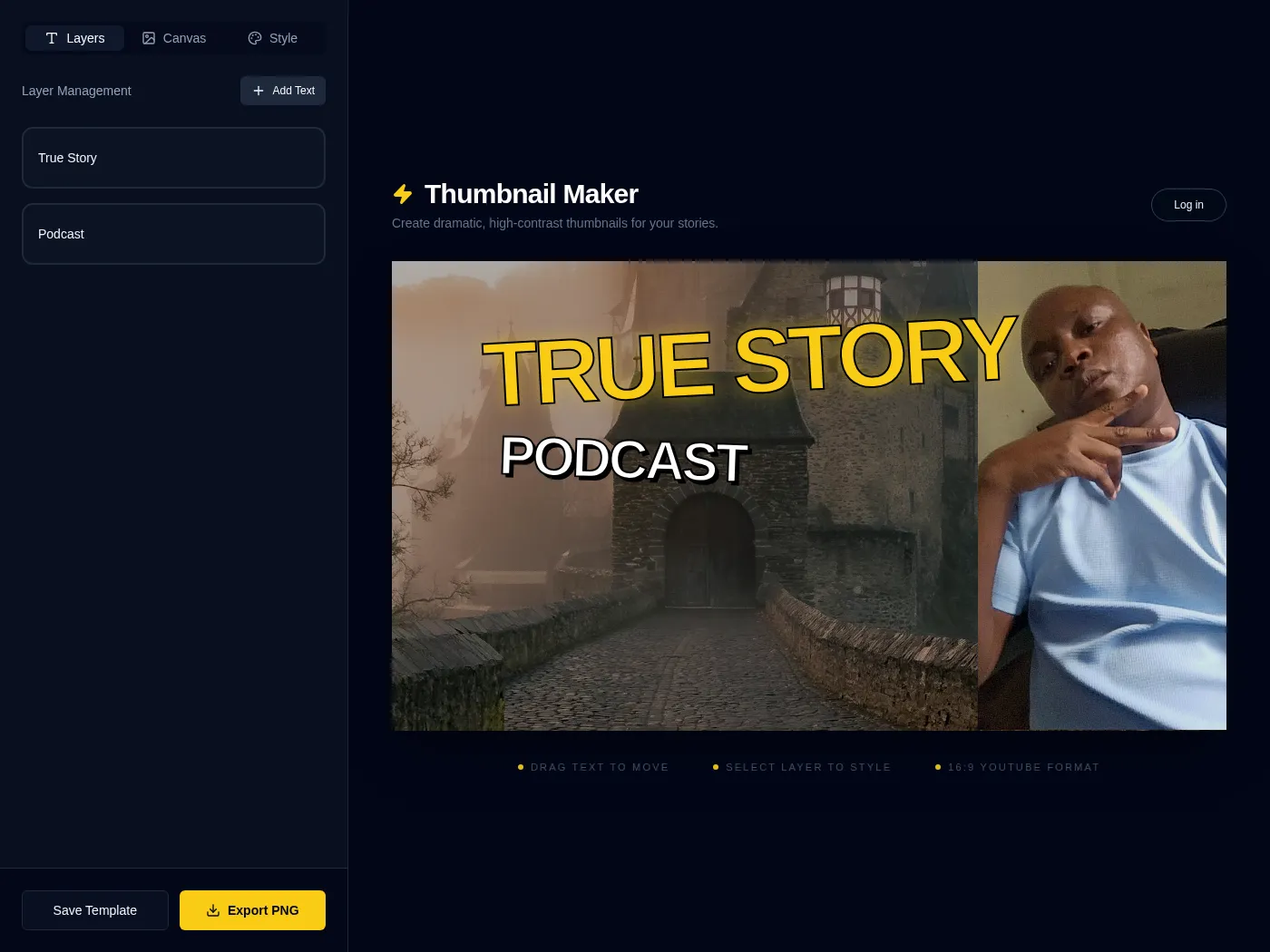 Story Podcast Thumbnail Maker