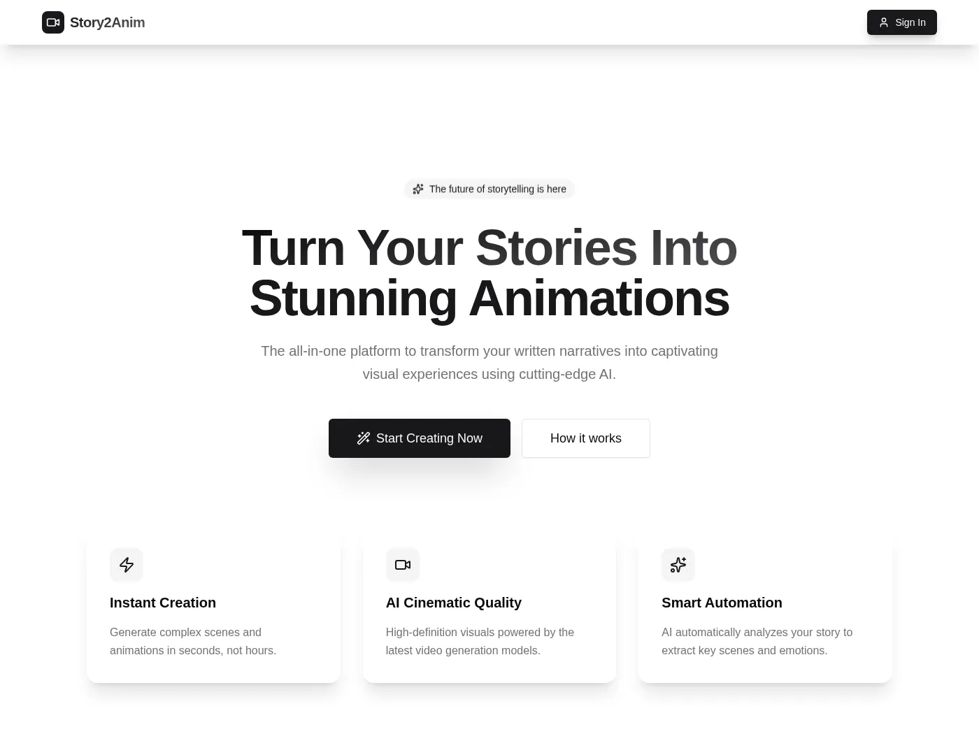 Story2Anim App