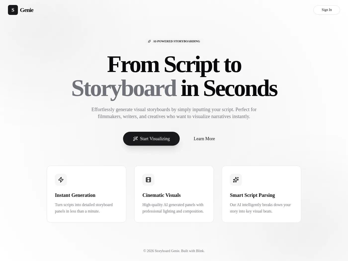 Storyboard Genie
