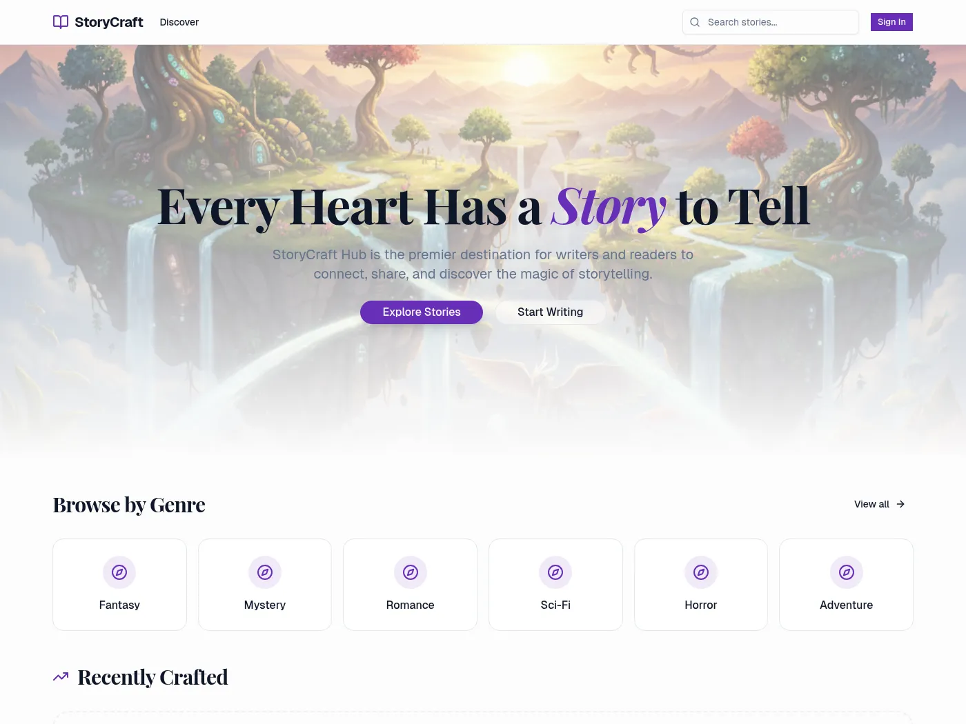 StoryCraft Hub