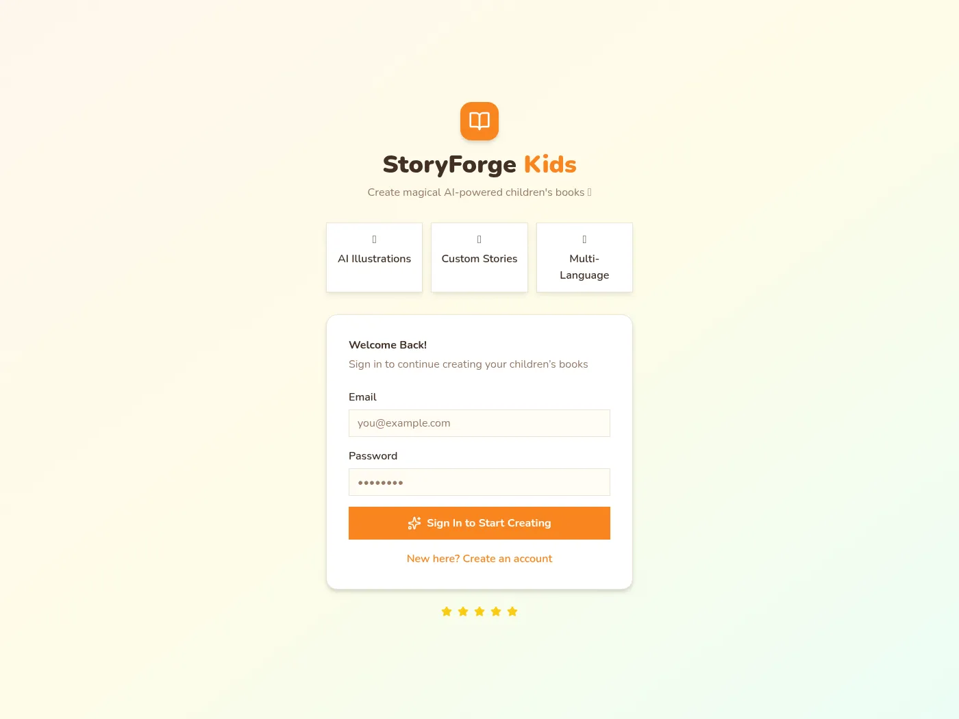 StoryForge Kids