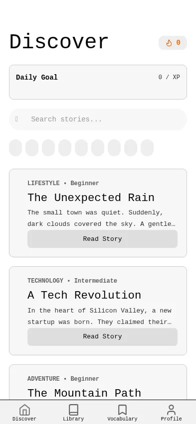 StoryLingo Mobile