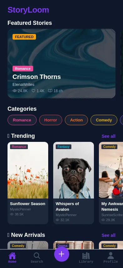 StoryLoom Reading Platform