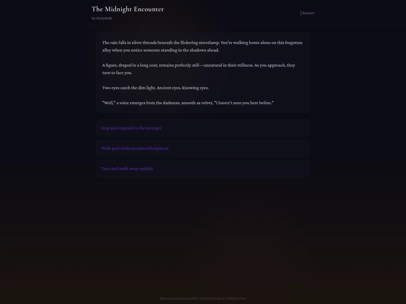 StoryPath Game