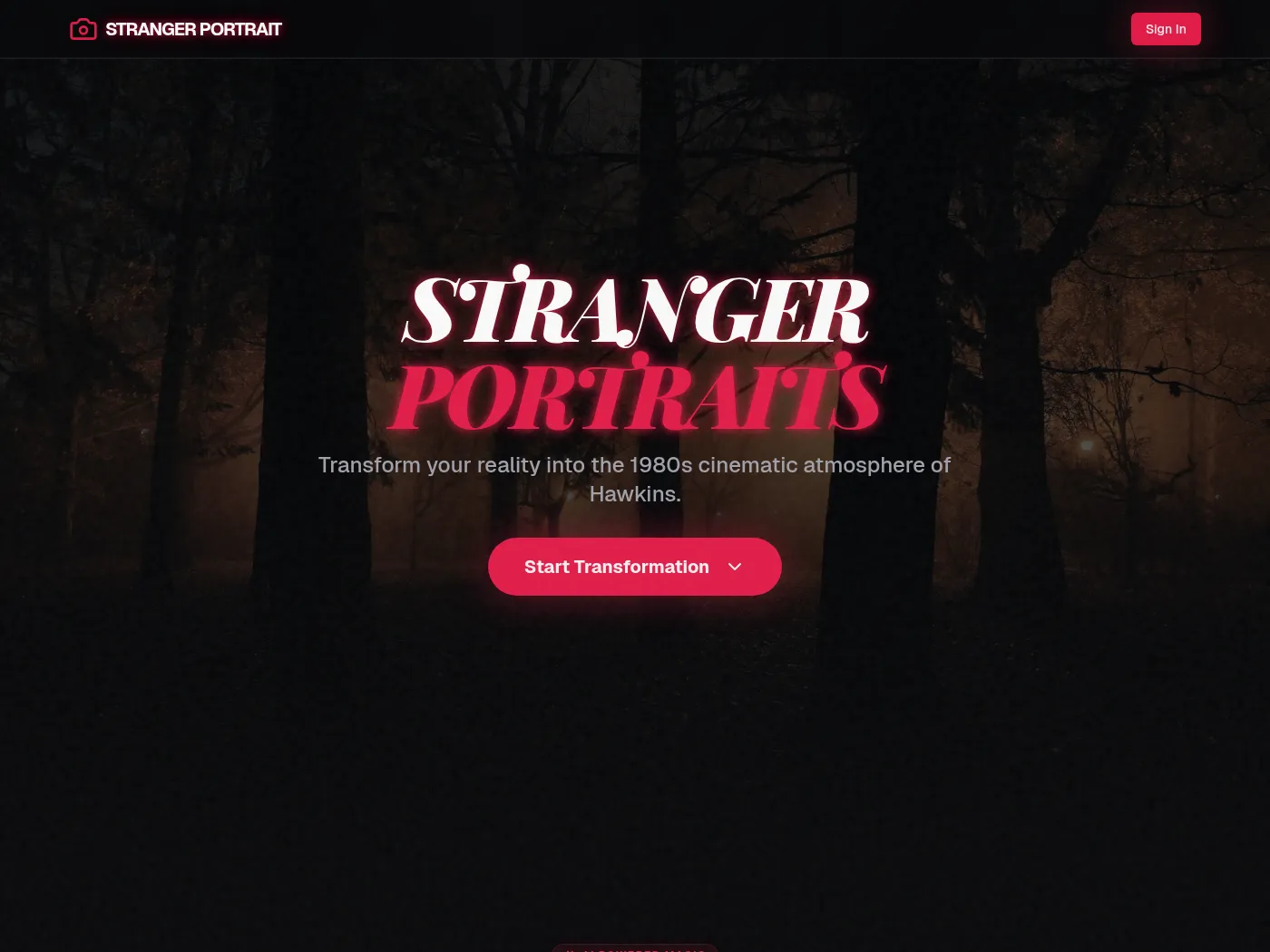 Stranger Portrait Maker