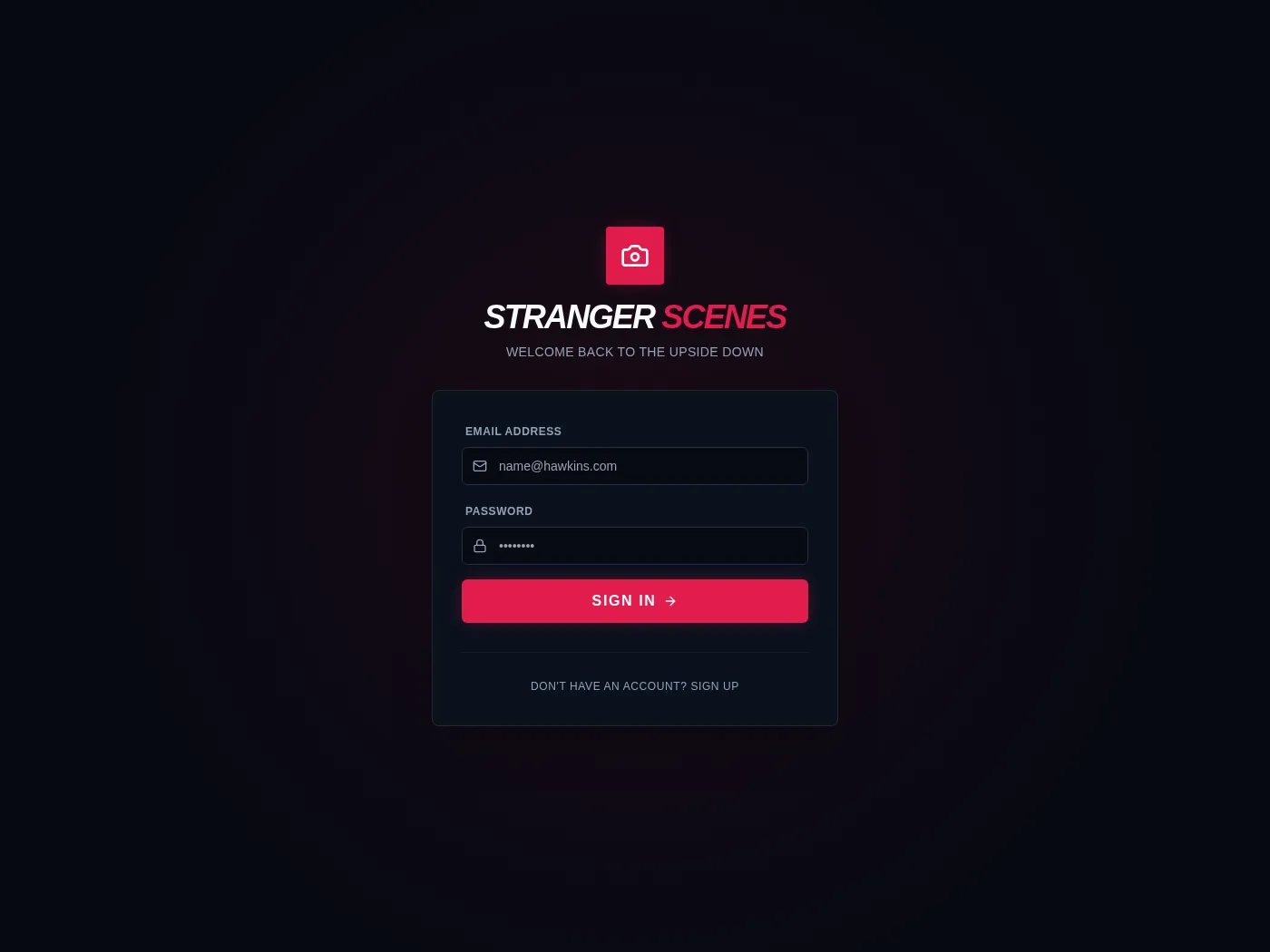 Stranger Scenes AI Studio