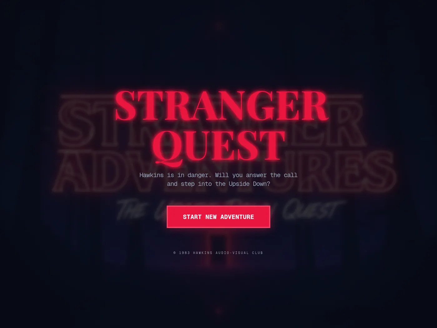 Stranger Things Quest