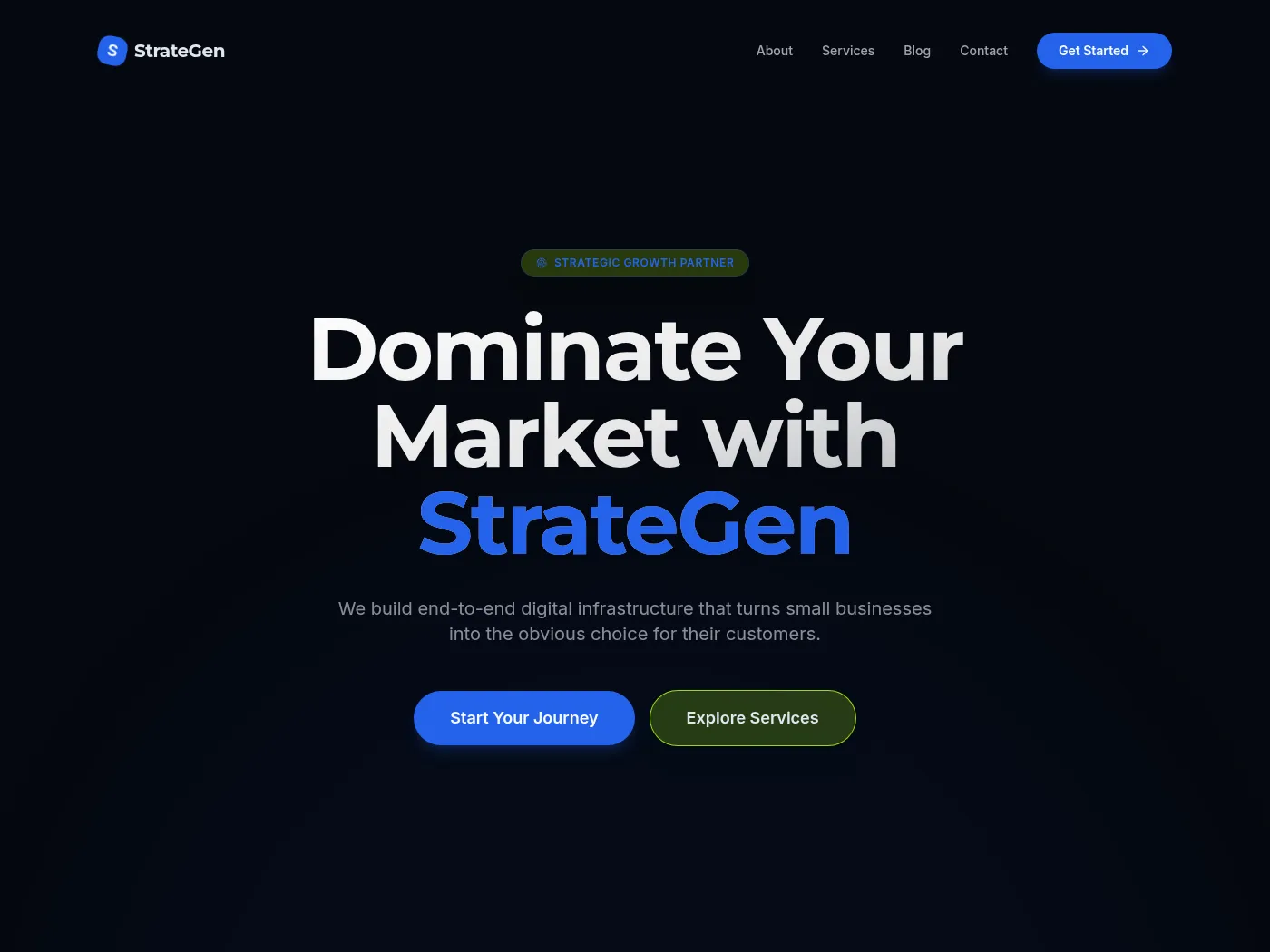 StrateGen Web Experience