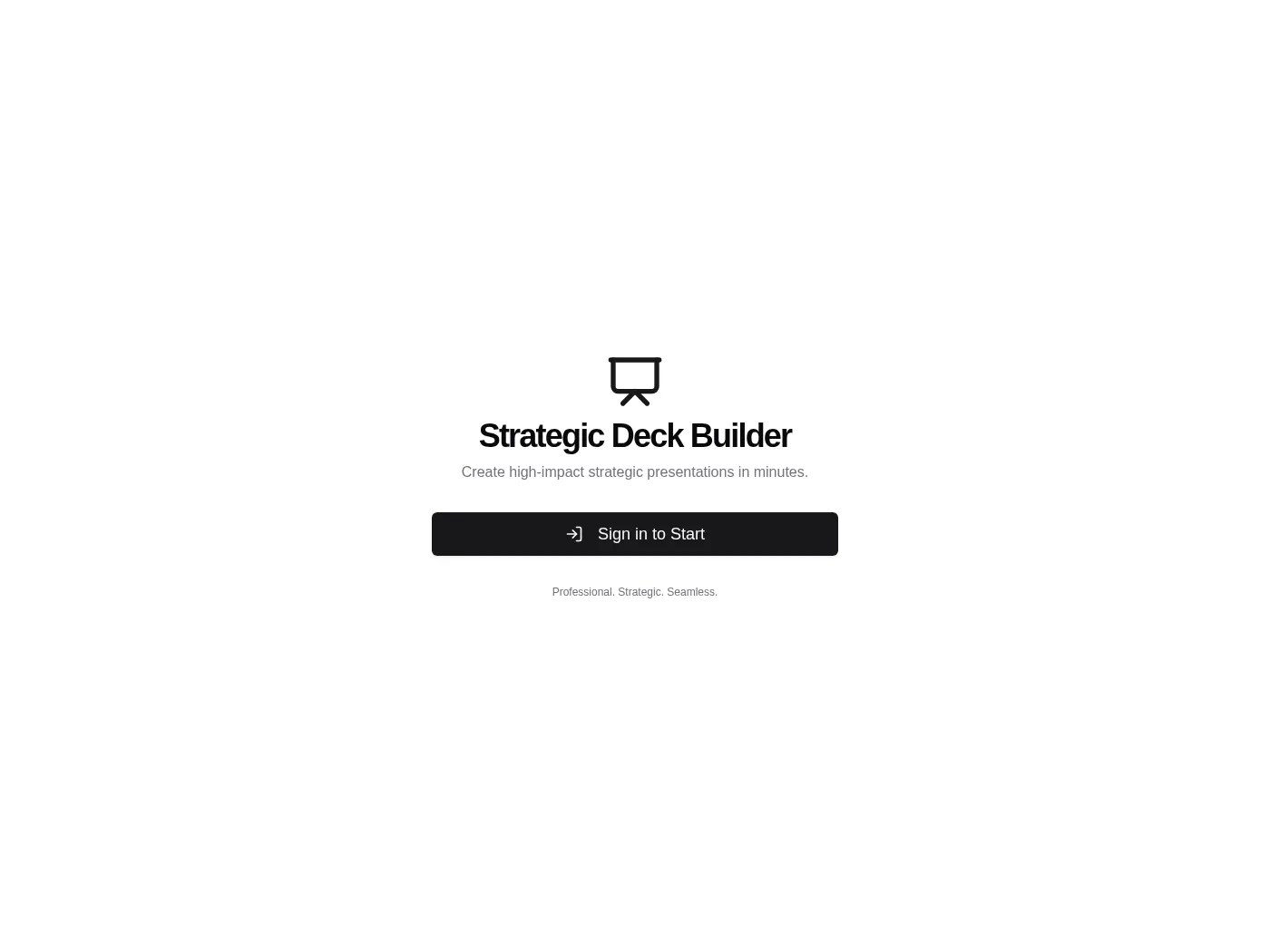 Strategic Deck Builder