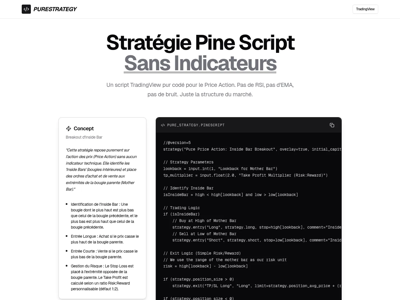 Pure Strategy Script