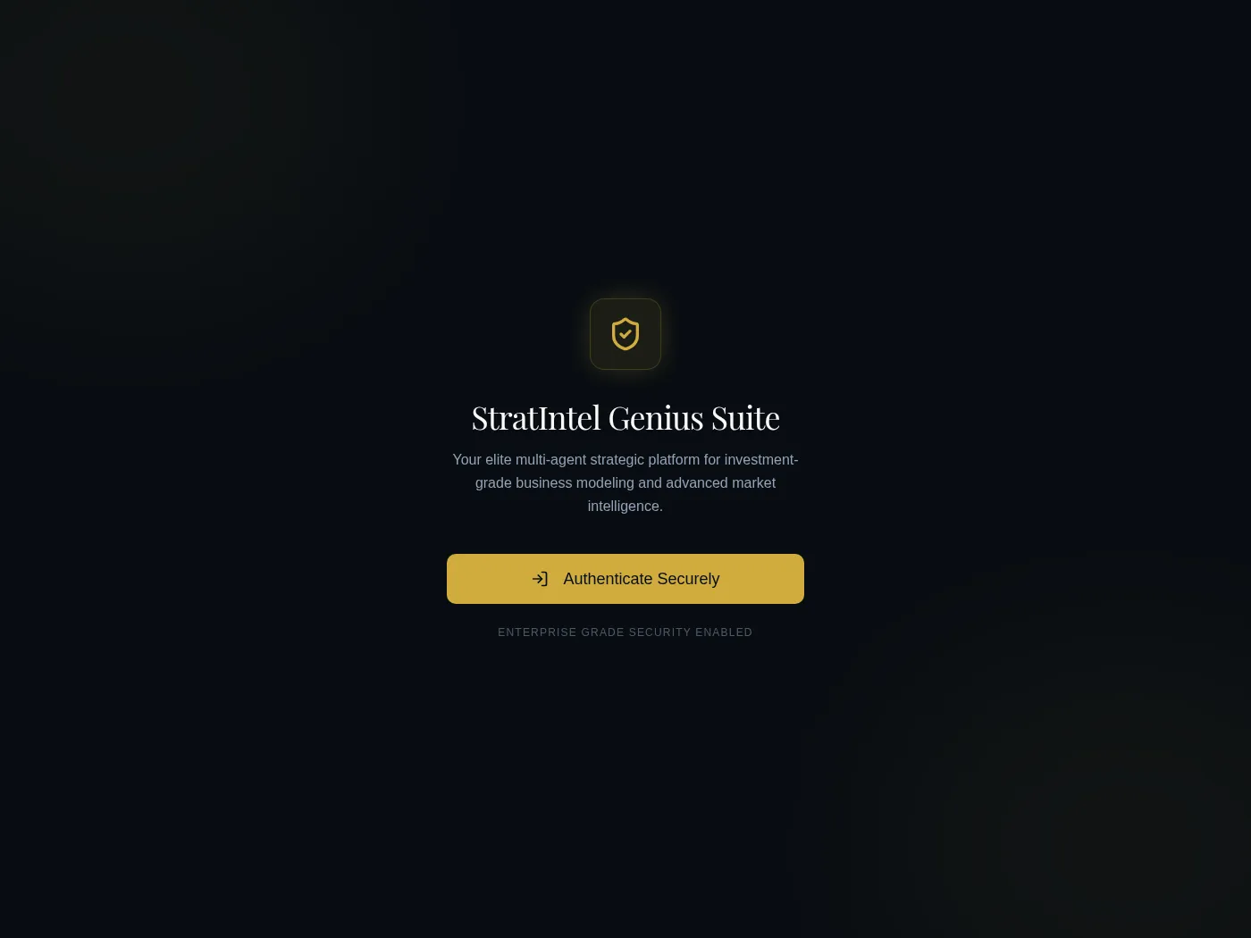 StratIntel Genius Suite