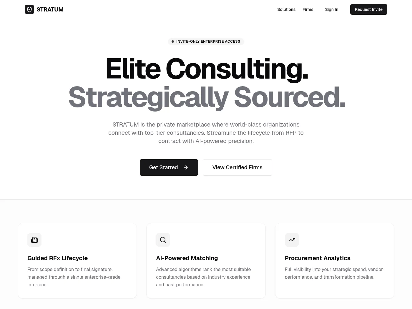 STRATUM B2B SaaS Marketplace