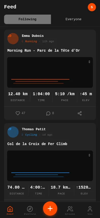 Strava Free Clone