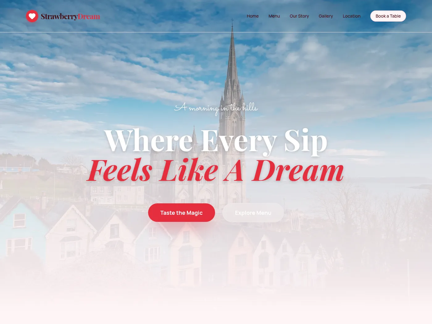 Strawberry Dream Cafe Page