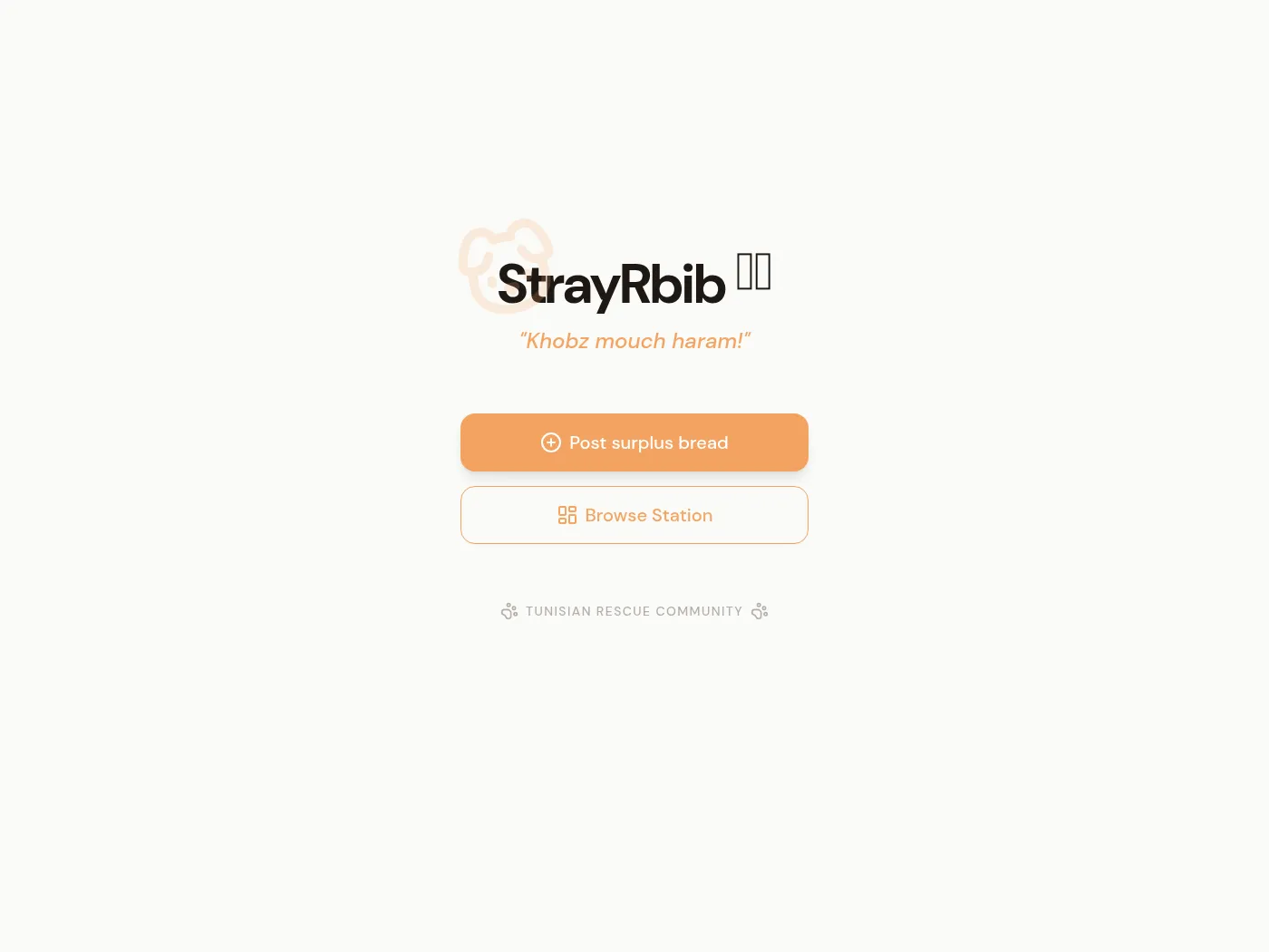 StrayRbib Rescue App