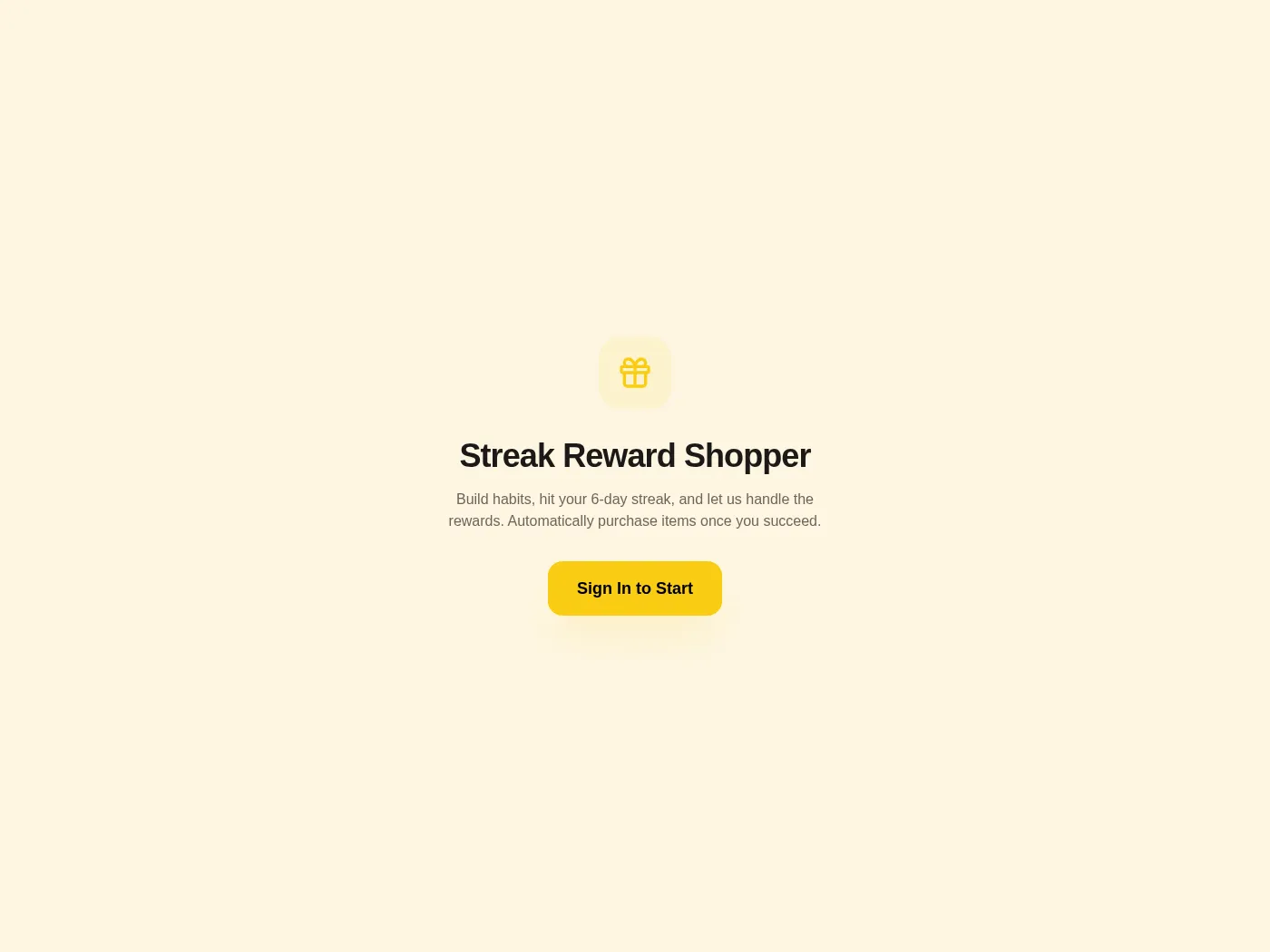 Streak Reward Shopper