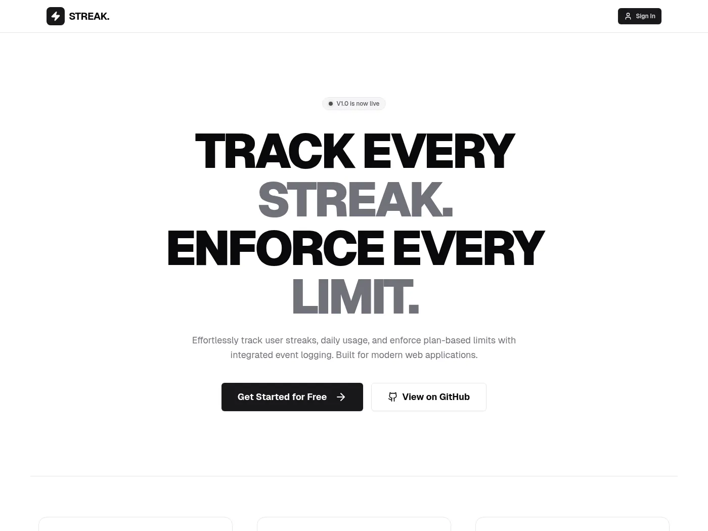 Streak & Usage Tracker