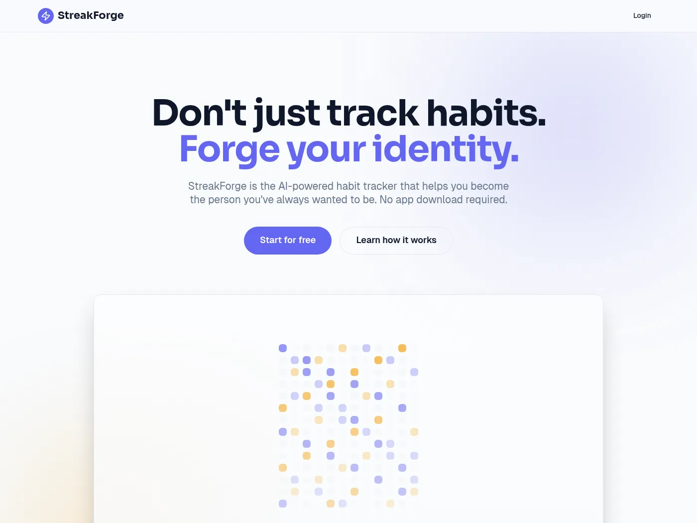 StreakForge Habit Tracker
