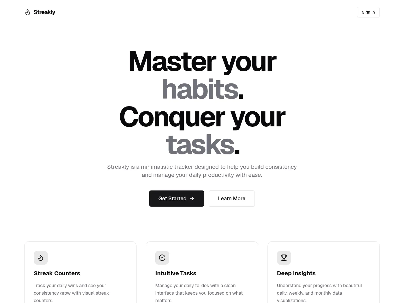 Streakly Habits & Tasks
