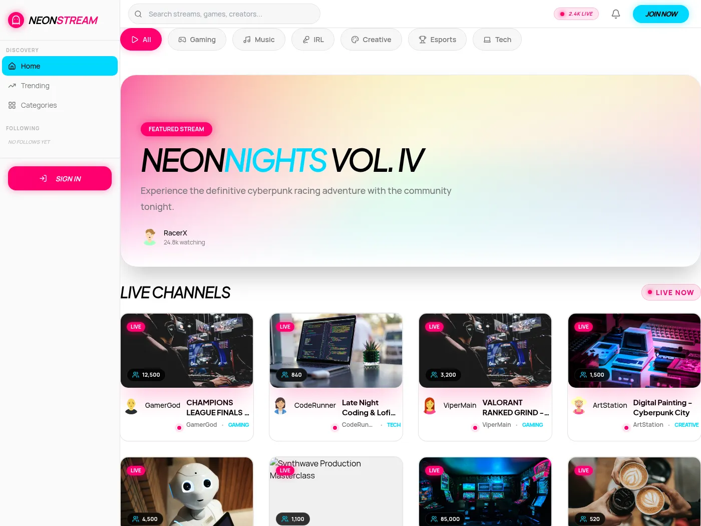 StreamWatch & Made App