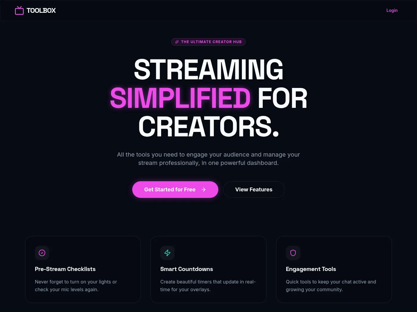 Streamer Toolbox