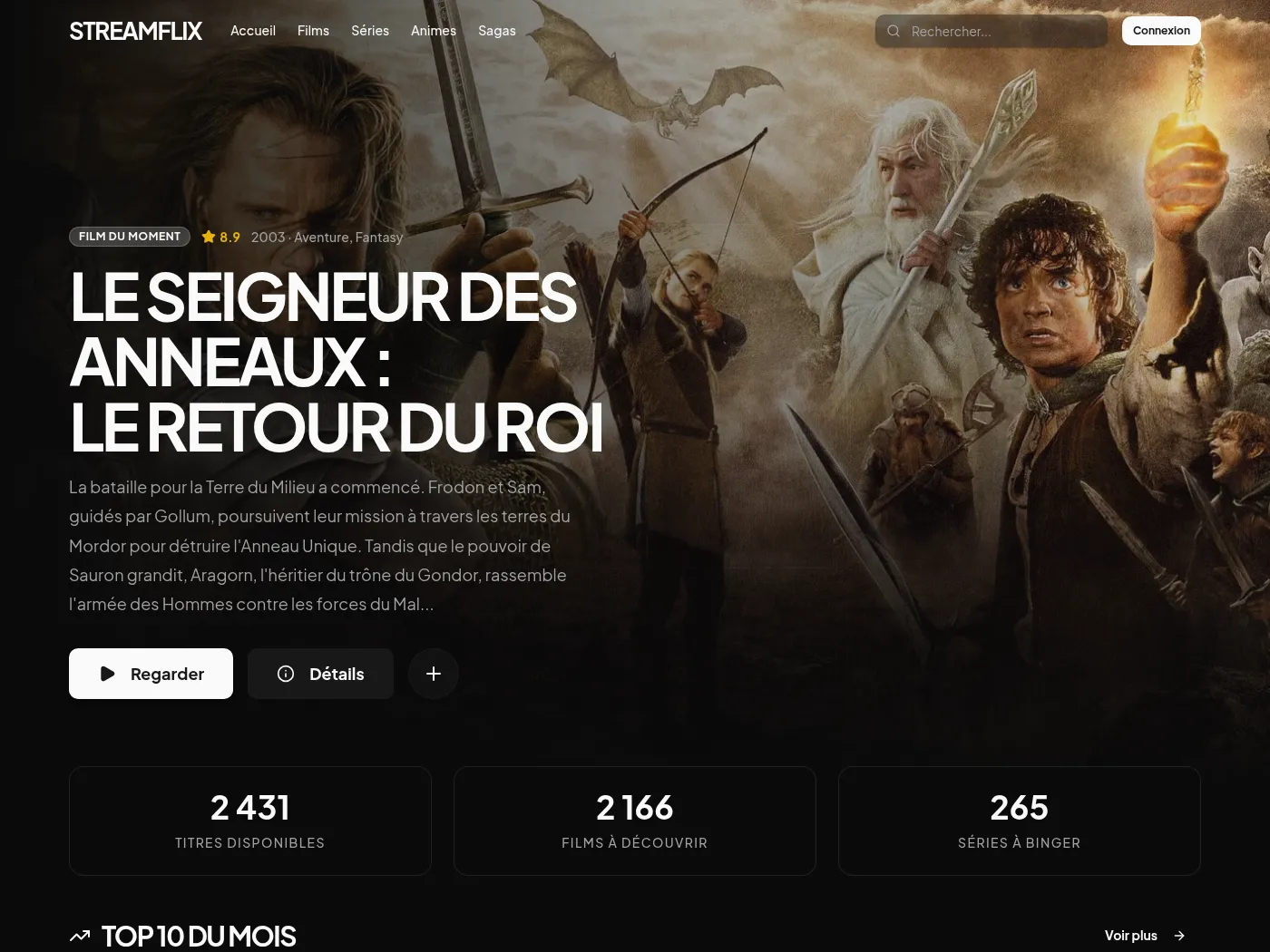 StreamFlix Clone