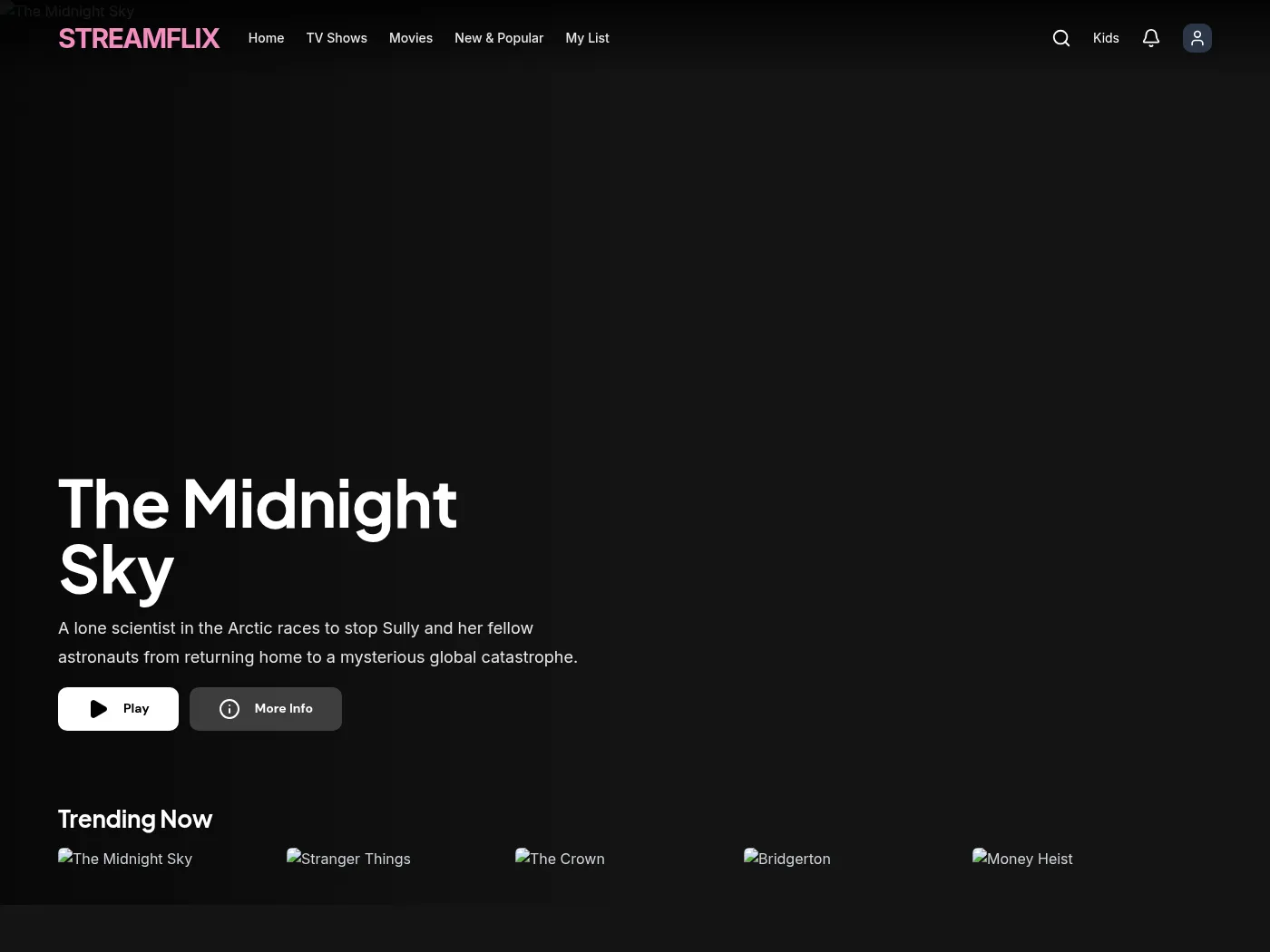 StreamFlix Clone