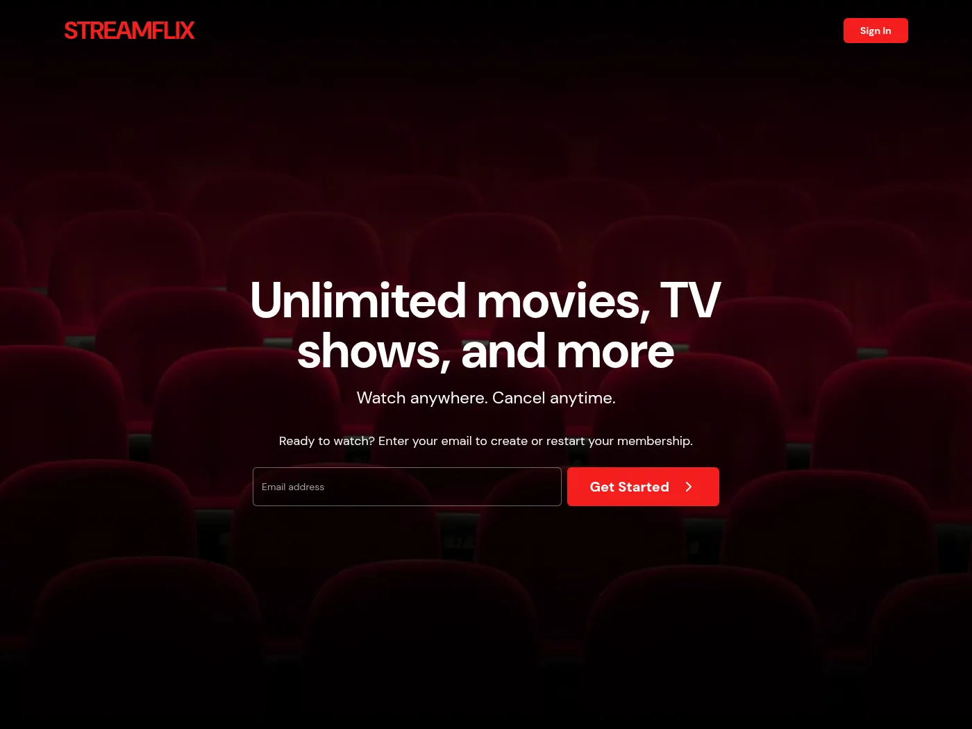 StreamFlix Clone